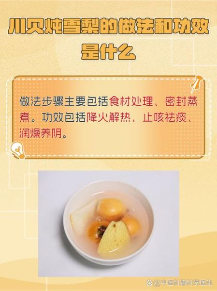 川贝冰糖雪梨怎么做_川贝炖雪梨止咳做法-第3张图片-山城妙识