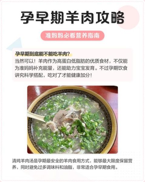 怀孕初期可以吃羊肉吗_孕妇吃羊肉注意事项-第1张图片-山城妙识
