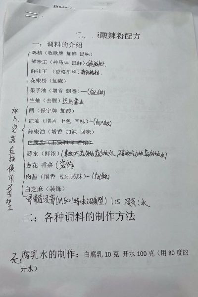 酸辣粉汤底怎么做_酸辣粉汤料配方大全-第2张图片-山城妙识