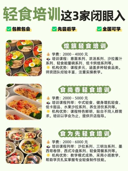轻食培训班多少钱_轻食培训班哪家好-第1张图片-山城妙识