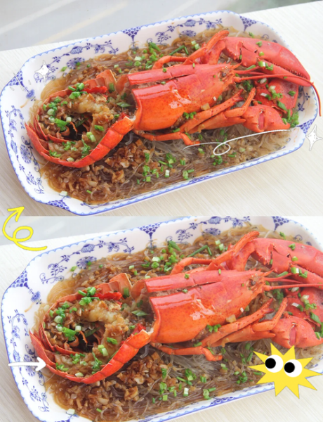 大龙虾怎么做好吃又简单_家常清蒸蒜蓉做法-第1张图片-山城妙识