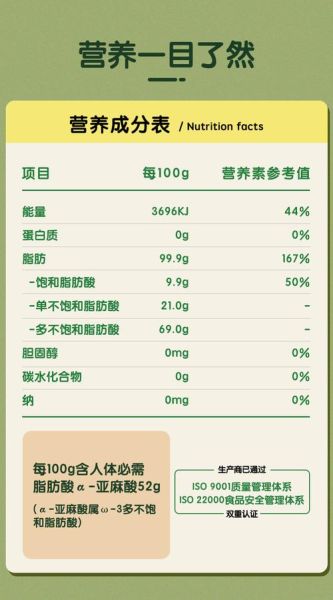 亚麻籽油怎么吃正确_亚麻籽油一天吃多少合适-第2张图片-山城妙识