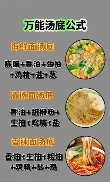 面条汤料怎么调_家庭版高汤配方-第1张图片-山城妙识