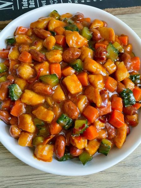 宫保鸡丁家常做法简单不辣_怎么做不辣版宫保鸡丁-第3张图片-山城妙识