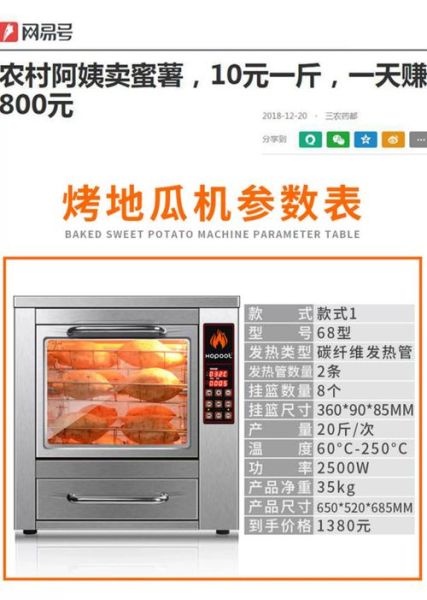 烤红薯机器多少钱一台_商用烤红薯机价格区间-第2张图片-山城妙识