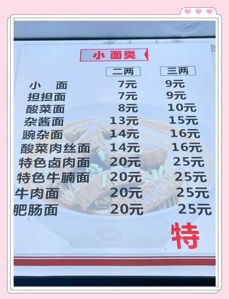 重庆小面多少钱一碗_重庆小面价格表2024-第1张图片-山城妙识