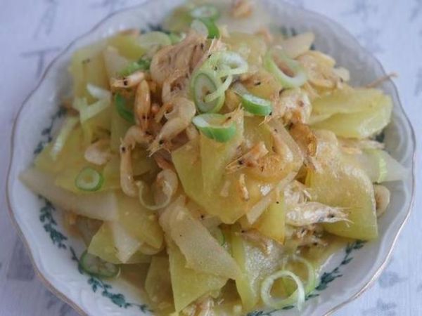 冬瓜炒虾皮怎么做_冬瓜炒虾皮热量高吗-第1张图片-山城妙识