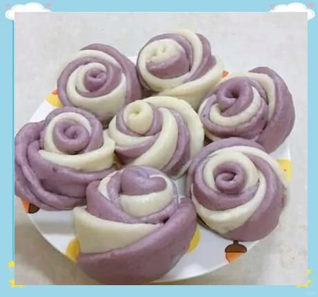 紫薯玫瑰花馒头怎么做_紫薯玫瑰花馒头配方比例-第3张图片-山城妙识