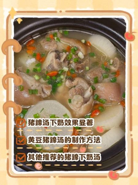 猪脚炖花生下奶怎么做_猪脚花生汤催奶一天喝几次-第1张图片-山城妙识