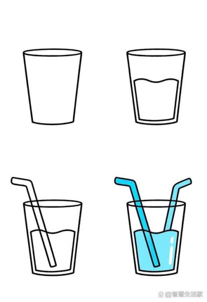 杯子简笔画怎么画_杯子简笔画步骤-第2张图片-山城妙识