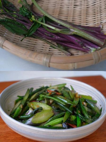 红菜苔怎么炒好吃_红菜苔的做法家常-第2张图片-山城妙识