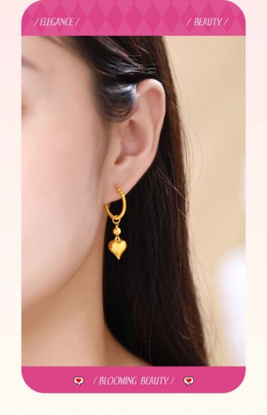 金耳环图片大全好看_金耳环怎么搭配才显气质-第1张图片-山城妙识