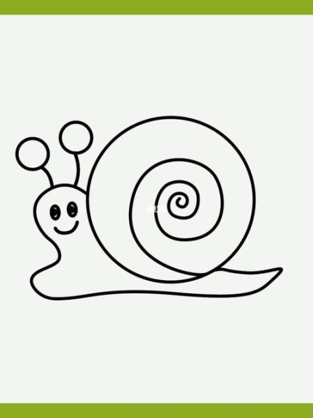 蜗牛图片大全大图卡通_如何画可爱蜗牛-第1张图片-山城妙识