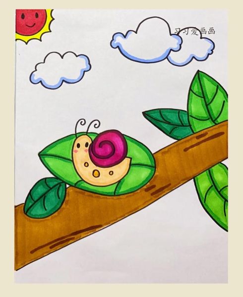 蜗牛图片大全大图卡通_如何画可爱蜗牛-第3张图片-山城妙识