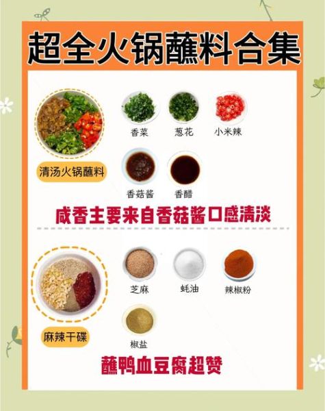 火锅蘸料怎么调_万能蘸料配方-第1张图片-山城妙识