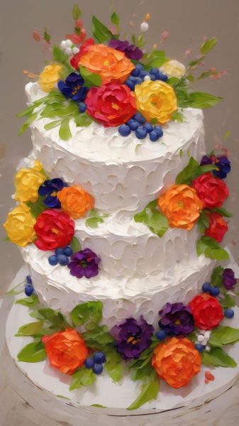 大蛋糕图片_生日快乐怎么拍才好看-第3张图片-山城妙识