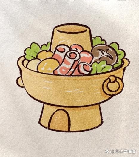 火锅简笔画怎么画_火锅简笔画图片大全-第1张图片-山城妙识 火锅简笔画怎么画_火锅简笔画图片大全-第1张图片-山城妙识