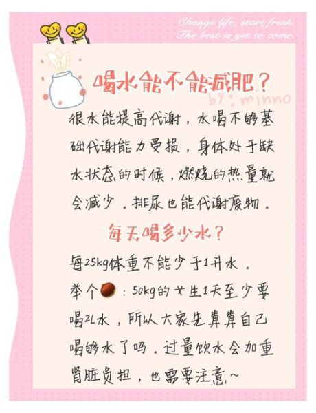 喝水减肥的正确方法_一天喝多少水能瘦-第3张图片-山城妙识