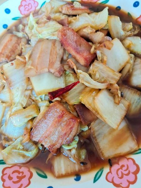 肉炒洋白菜怎么炒好吃_家常做法步骤详解-第1张图片-山城妙识