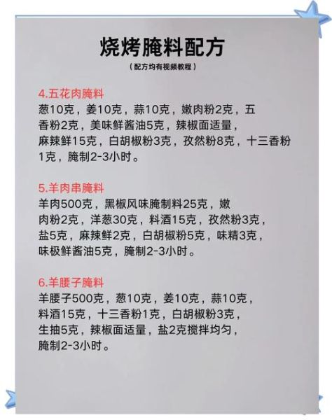 烧烤中药香料绝密配方_如何调出肉香不燥的底味-第1张图片-山城妙识