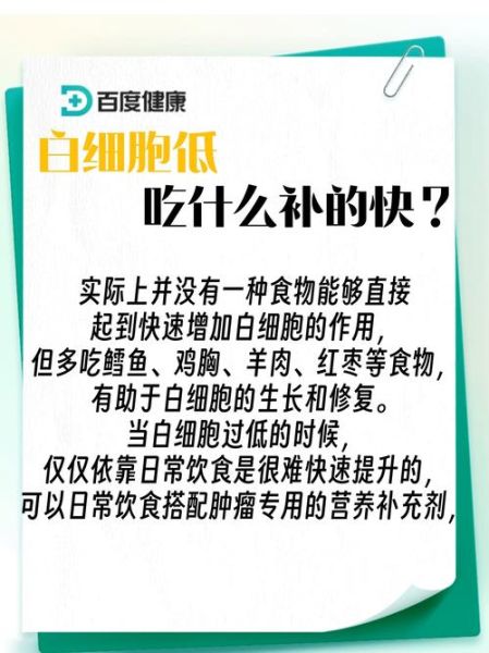 吃什么补白细胞最快最好_白细胞低吃什么食物好-第1张图片-山城妙识