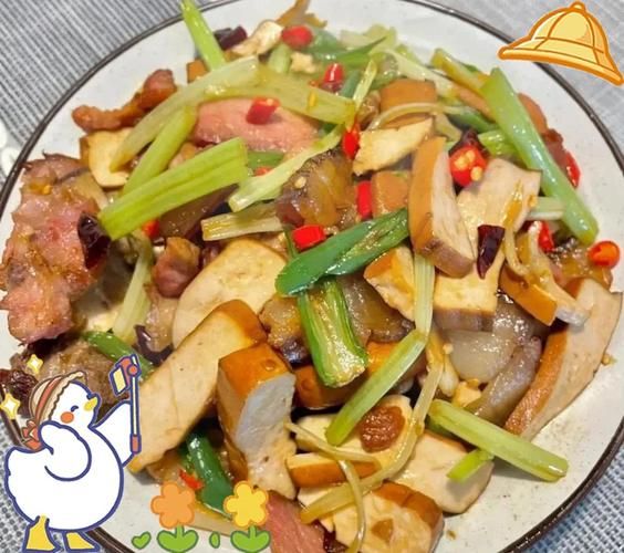 芹菜香干腊肉怎么炒好吃_芹菜香干腊肉做法窍门-第3张图片-山城妙识