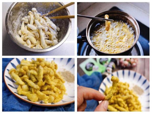 椒盐蘑菇怎么做_家常椒盐蘑菇的做法大全-第3张图片-山城妙识