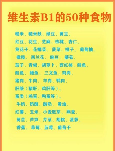 含维生素b的食物有哪些_哪些食物维生素b含量高-第3张图片-山城妙识