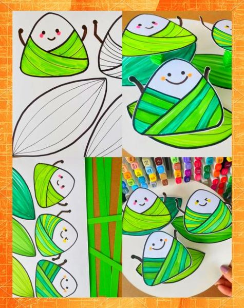 幼儿园手工制作粽子怎么做_幼儿园粽子手工简单教程-第1张图片-山城妙识