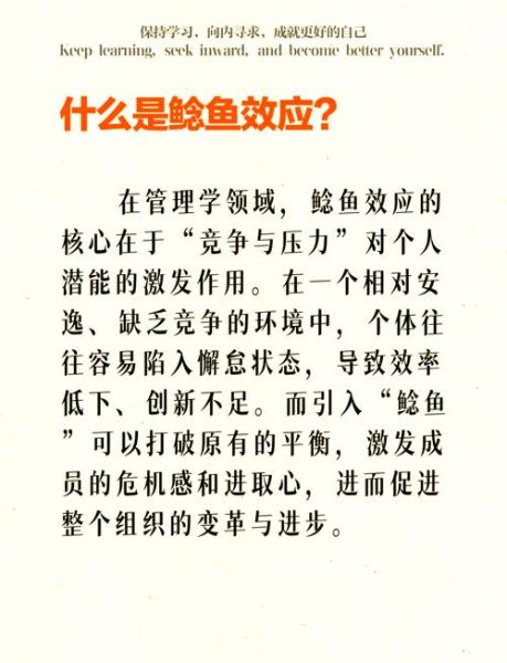 鲇鱼效应是什么意思_鲇鱼效应如何激发团队活力-第3张图片-山城妙识 鲇鱼效应是什么意思_鲇鱼效应如何激发团队活力-第3张图片-山城妙识