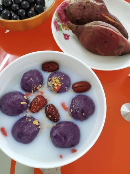 紫薯汤圆怎么做_紫薯汤圆家常做法-第1张图片-山城妙识