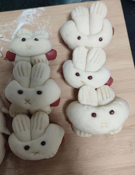 小兔子馒头怎么做_小兔子馒头做法图解-第2张图片-山城妙识