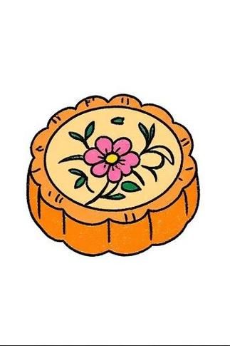 桂花糕简笔画怎么画_桂花糕简笔画图片大全-第1张图片-山城妙识