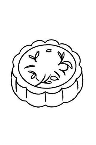 桂花糕简笔画怎么画_桂花糕简笔画图片大全-第2张图片-山城妙识