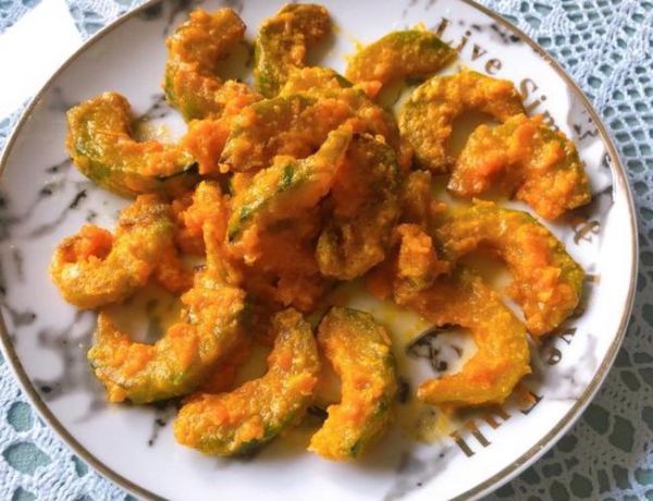 蛋黄南瓜怎么做才酥脆_蛋黄南瓜的做法窍门-第1张图片-山城妙识