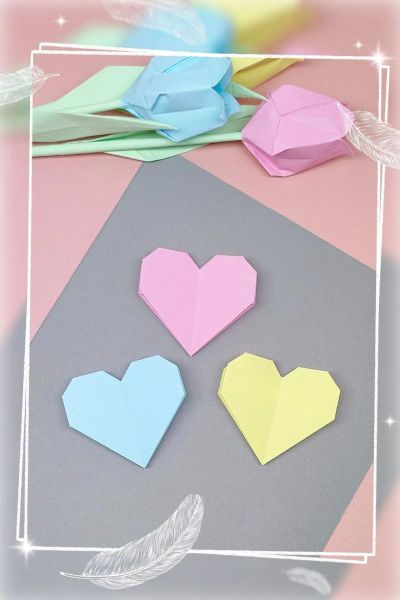 爱心折纸怎么折_爱心折纸教程简单易学-第1张图片-山城妙识 爱心折纸怎么折_爱心折纸教程简单易学-第1张图片-山城妙识