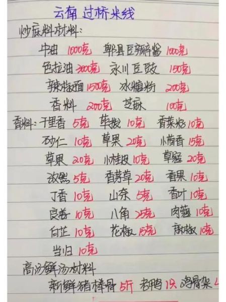 云南过桥米线汤料配方_正宗做法-第2张图片-山城妙识 云南过桥米线汤料配方_正宗做法-第2张图片-山城妙识