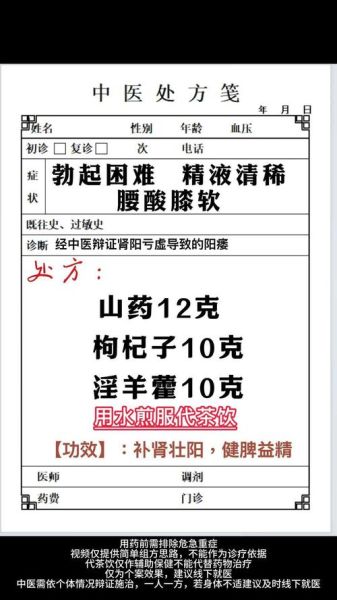 补肾壮阳正规方子有哪些_中医推荐食疗与药疗-第1张图片-山城妙识