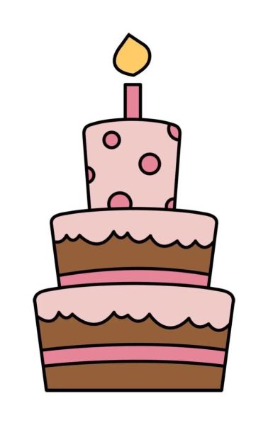 卡通蛋糕图片怎么画_可爱蛋糕卡通简笔画教程-第3张图片-山城妙识