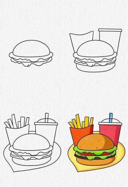 简笔画美食图片怎么画_如何画出诱人美食简笔画-第2张图片-山城妙识 简笔画美食图片怎么画_如何画出诱人美食简笔画-第2张图片-山城妙识