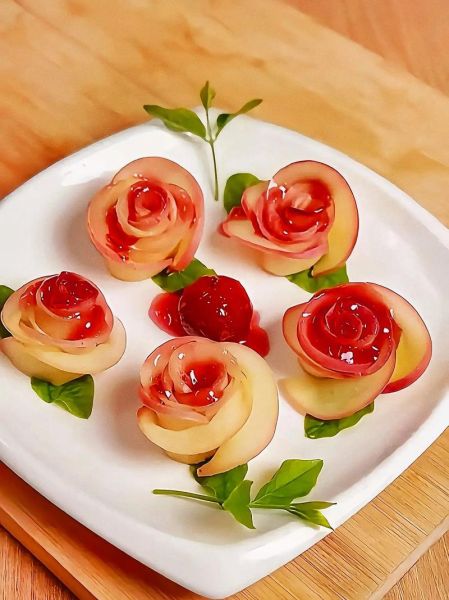 苹果拼盘怎么切好看_最简单的苹果拼盘做法-第2张图片-山城妙识 苹果拼盘怎么切好看_最简单的苹果拼盘做法-第2张图片-山城妙识