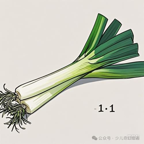 大葱简笔画怎么画_大葱图片简笔画教程-第2张图片-山城妙识 大葱简笔画怎么画_大葱图片简笔画教程-第2张图片-山城妙识