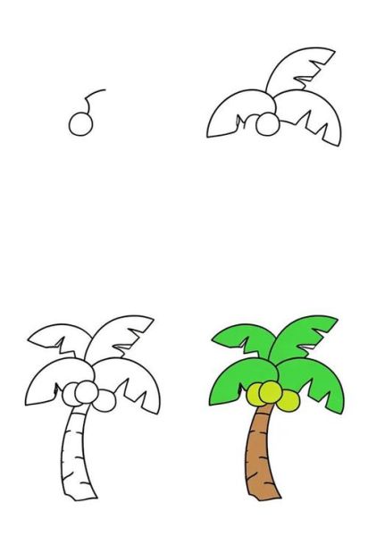 椰子树图片卡通_怎么画才好看-第2张图片-山城妙识 椰子树图片卡通_怎么画才好看-第2张图片-山城妙识