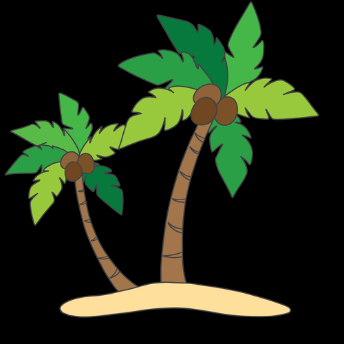 椰子树图片卡通_怎么画才好看-第3张图片-山城妙识 椰子树图片卡通_怎么画才好看-第3张图片-山城妙识