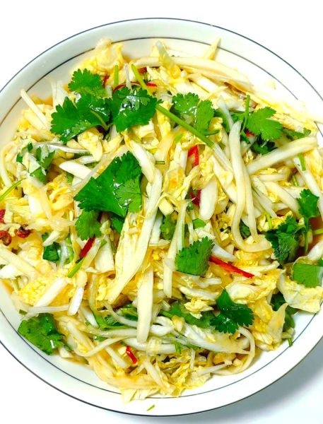 凉拌爽口小白菜怎么做好吃_焯水还是直接拌-第2张图片-山城妙识