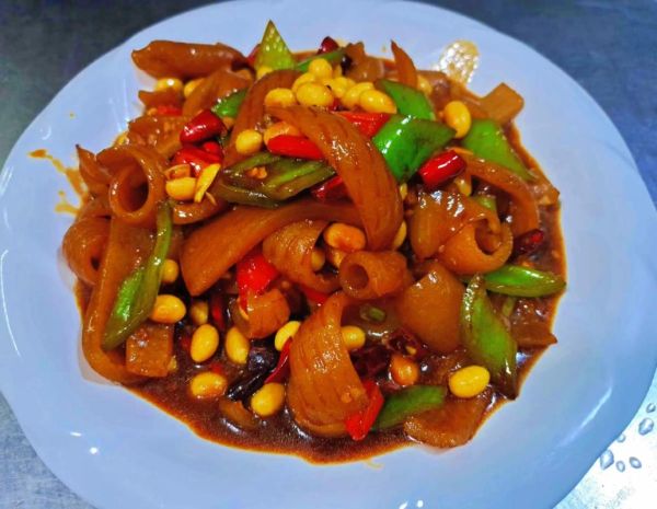 肉皮炒黄豆怎么做_肉皮炒黄豆热量高吗-第1张图片-山城妙识 肉皮炒黄豆怎么做_肉皮炒黄豆热量高吗-第1张图片-山城妙识