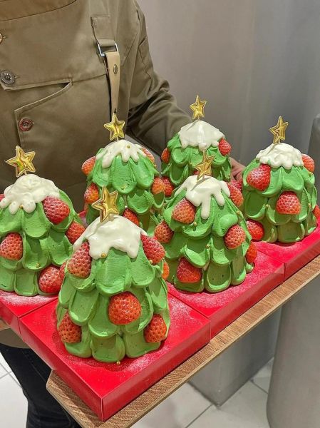 圣诞树蛋糕怎么做_圣诞树蛋糕图片大全高清-第3张图片-山城妙识