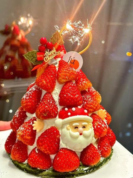 圣诞树蛋糕怎么做_圣诞树蛋糕图片大全高清-第2张图片-山城妙识