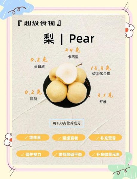 梨的营养价值_梨的功效与作用-第3张图片-山城妙识