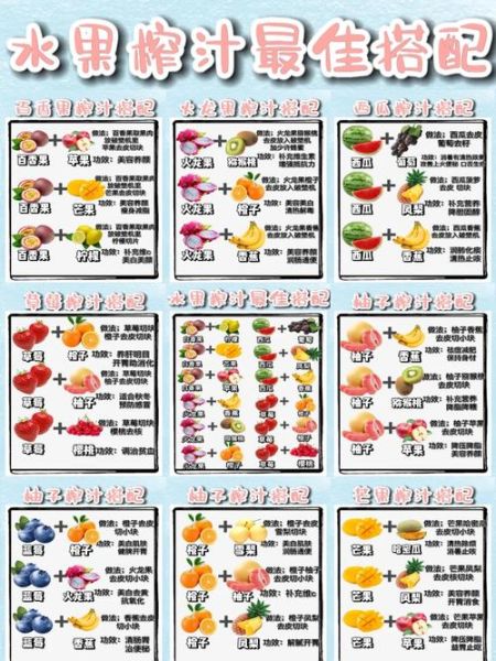 便携榨汁机食谱大全_哪些水果搭配最健康-第3张图片-山城妙识